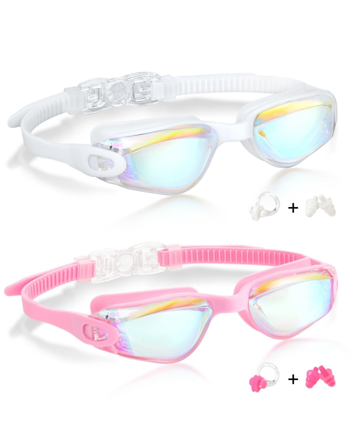Click here for Gnuadz 2pc Swim Goggles Kids Anti-fog Uv Protectio... prices