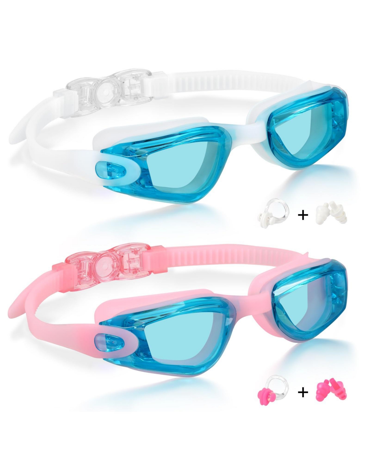 Click here for Gnuadz 2pc Swim Goggles Kids Anti-fog Uv Protectio... prices