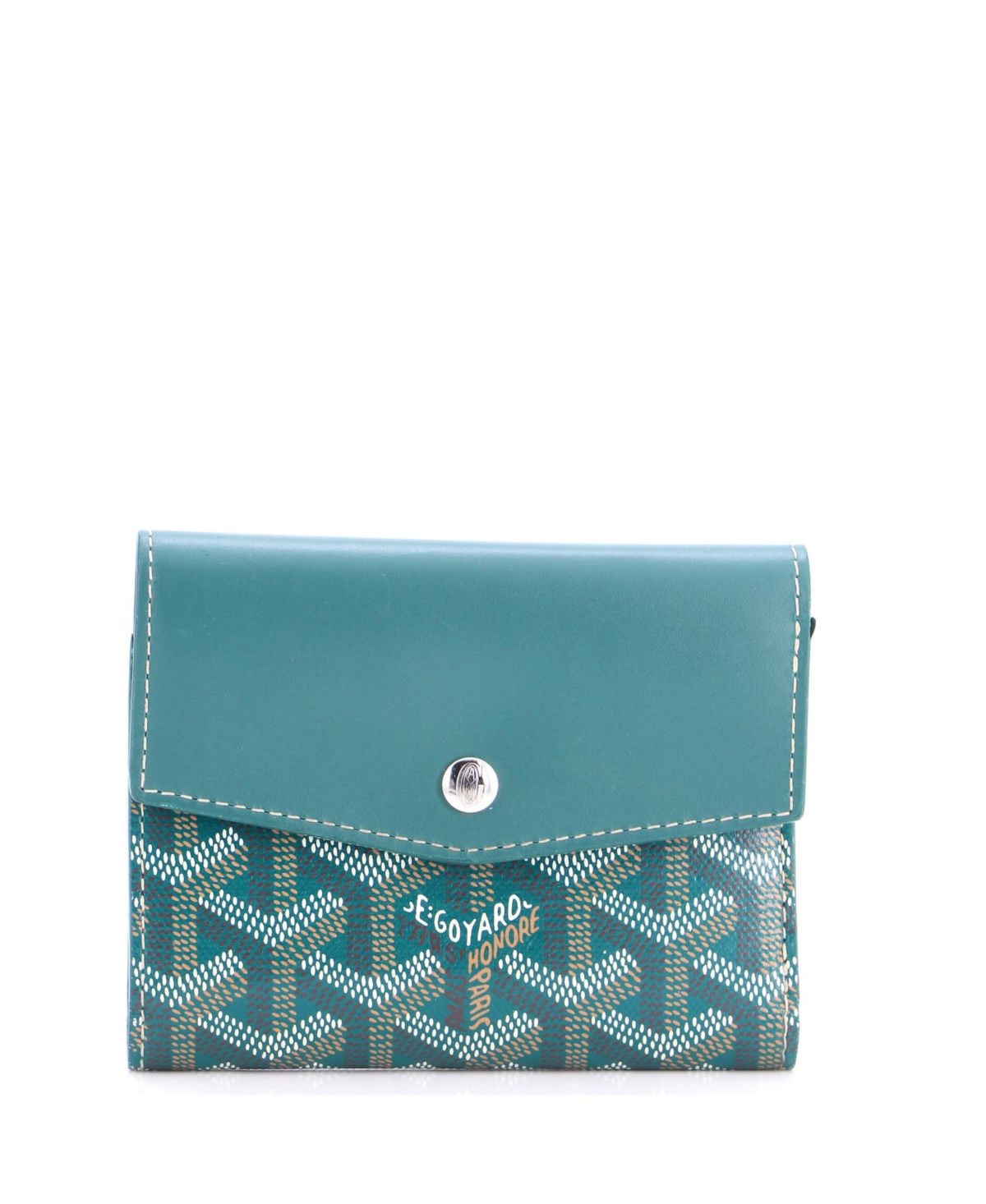 Click here for Pre-Owned Goyard Compact Saint Gabriel Wallet Coat... prices