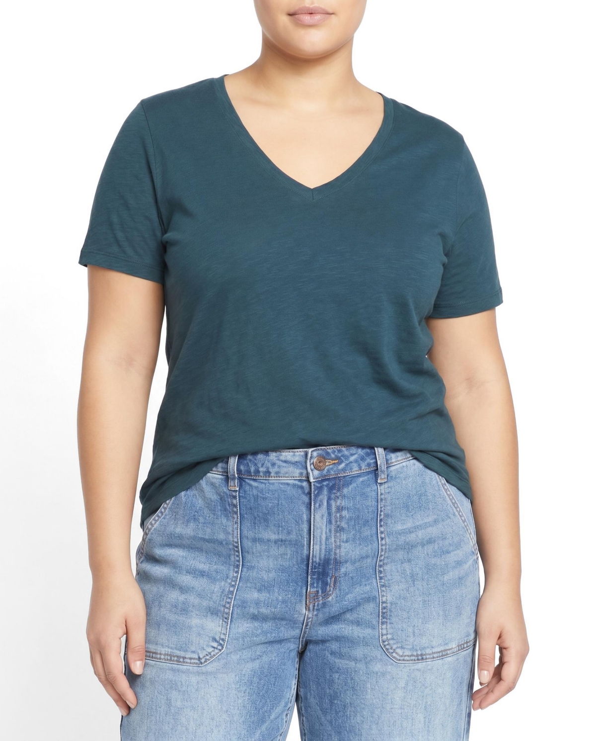 Click here for Universal Standard Plus Size Light-As-Air V Rex -... prices