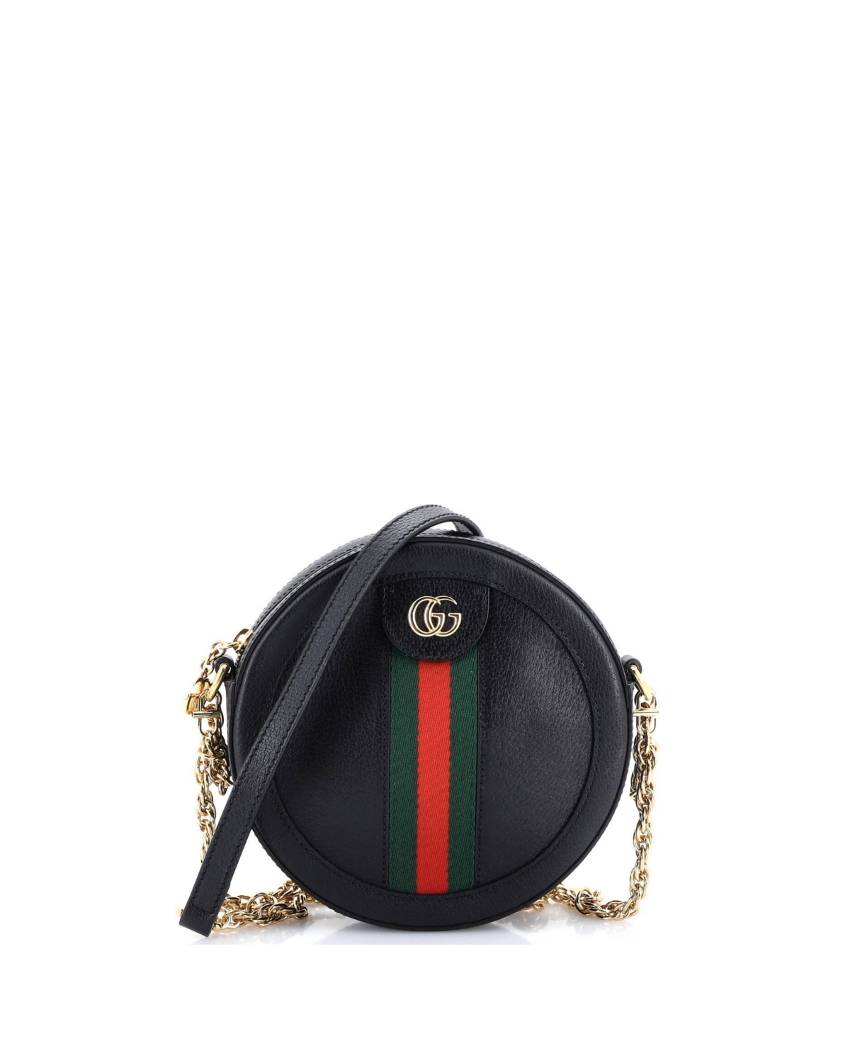 Click here for Pre-Owned Gucci Mini Ophidia Round Shoulder Bag Le... prices