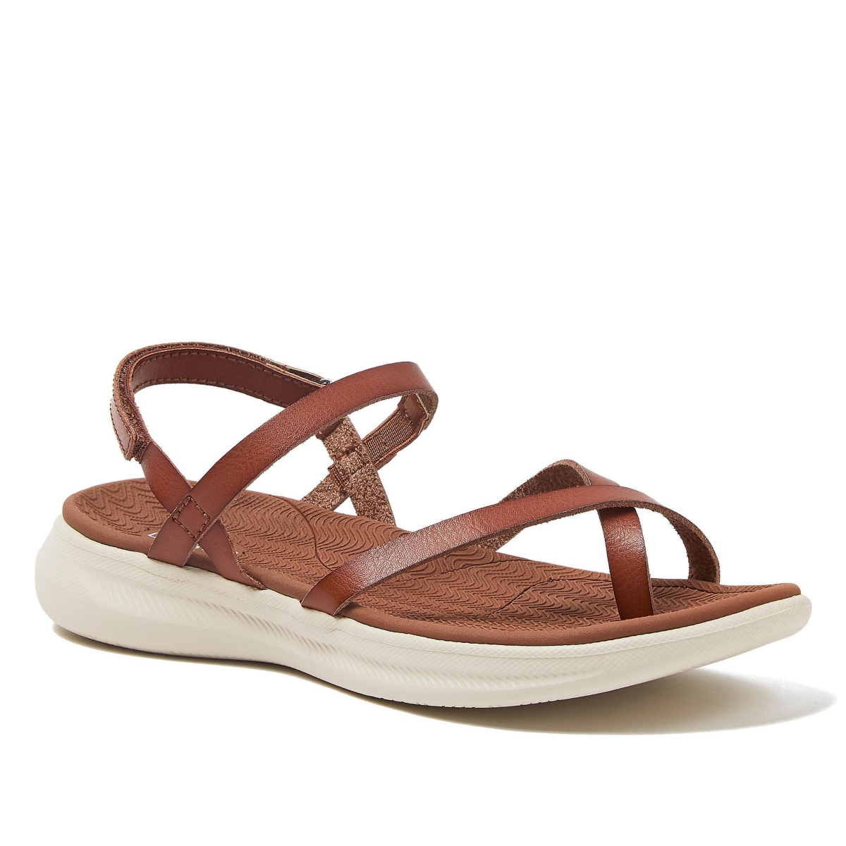 Click here for Lands End Womens All Day Comfort Strap Sandals - C... prices