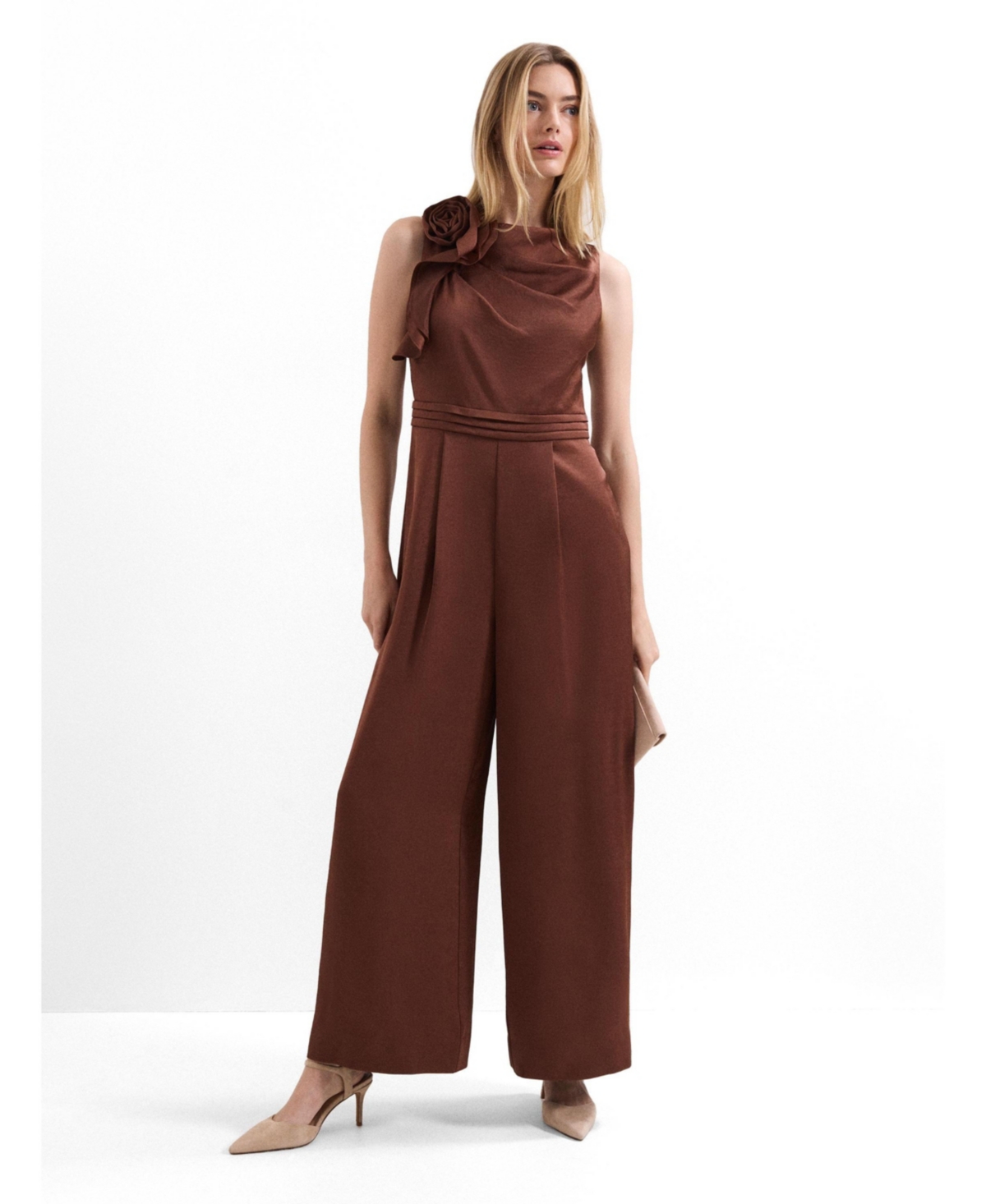 Click here for Phase Eight Womens lora Wide-Leg Jumpsuit prices