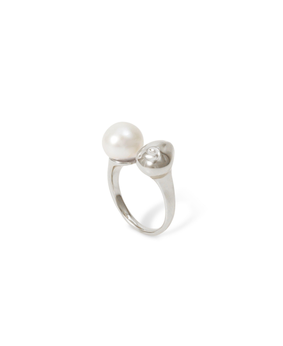 Click here for Retro Chic Eden Pearl Ring - Silver prices