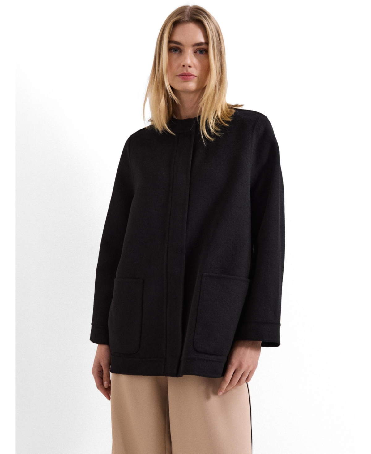 Click here for Phase Eight Womens Daria Wool Coat - Black prices