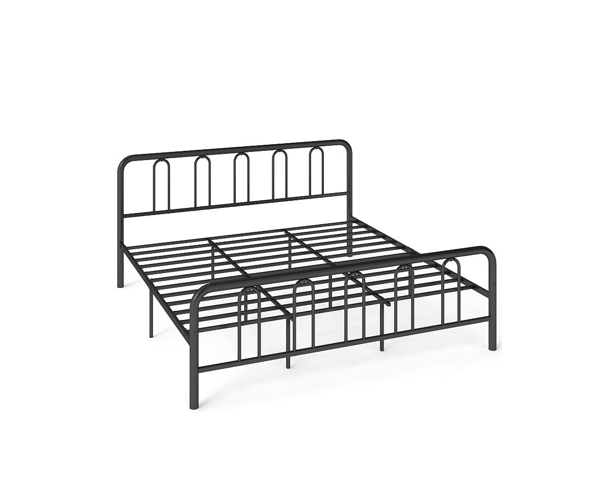 Click here for Gymax King Size Metal Bed Frame Headboard Footboar... prices