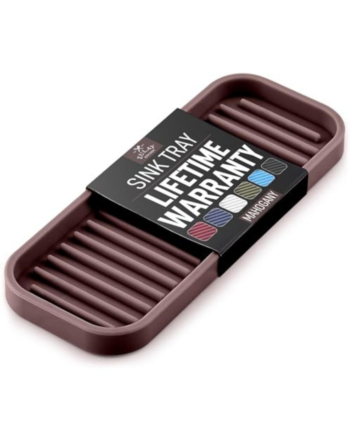 Click here for Silicone Sponge Holder for Kitchen Sink - Dark mah... prices