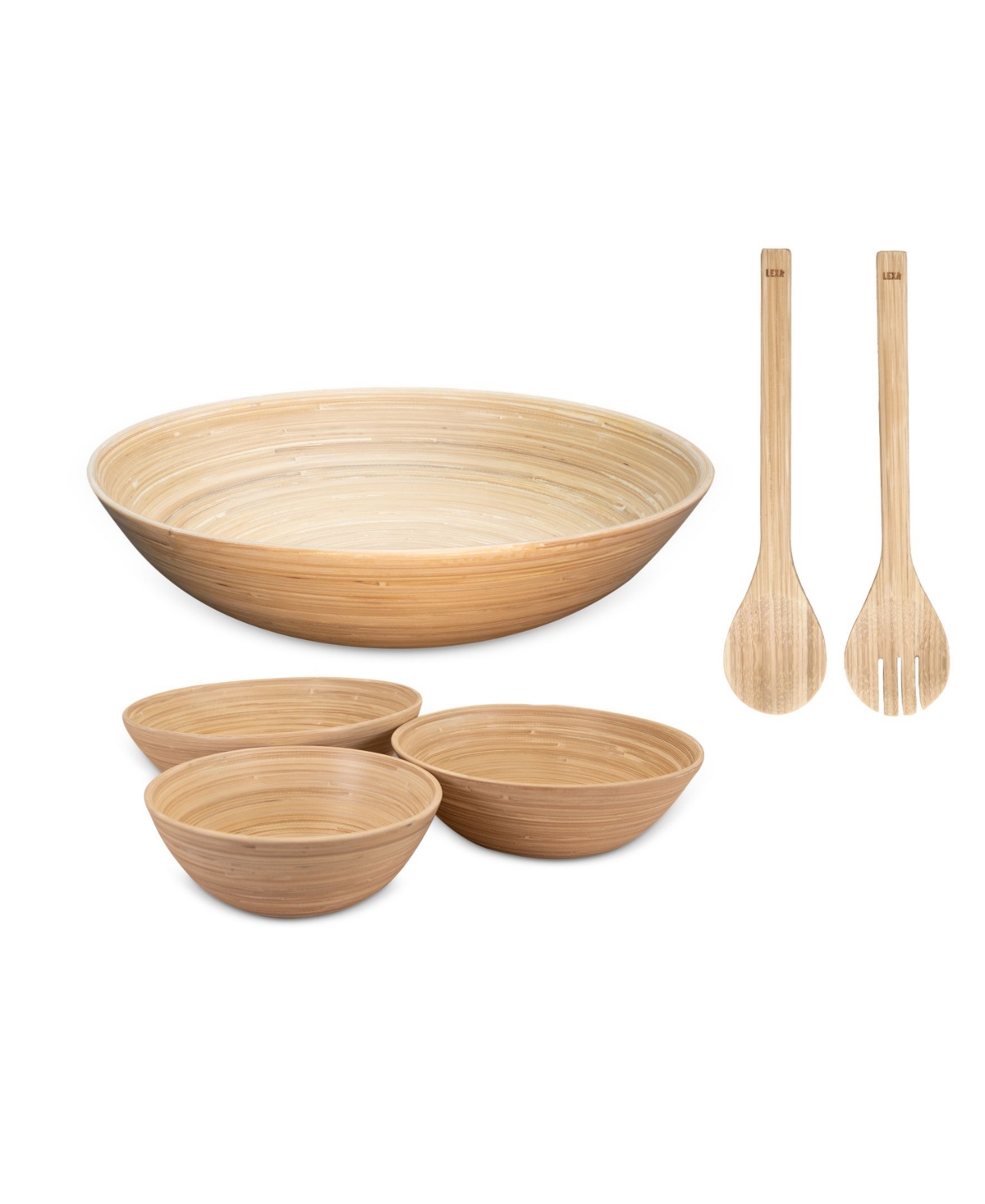 Click here for Joyce Chen Lexa Bamboo 6 Piece Handcrafted Bowl Se... prices