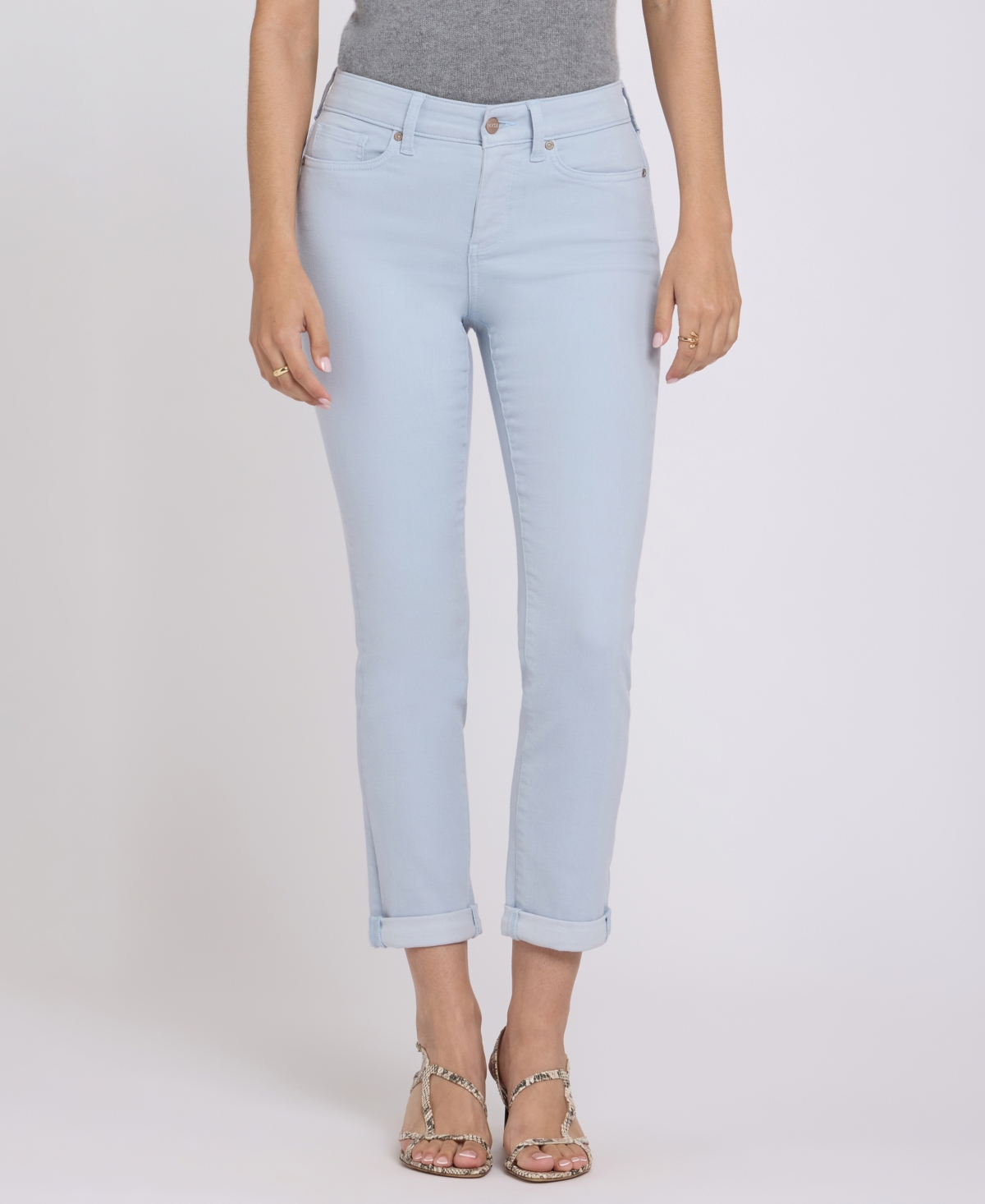 Click here for Nydj Womens Sheri Slim Ankle Jeans with Roll Cuff... prices