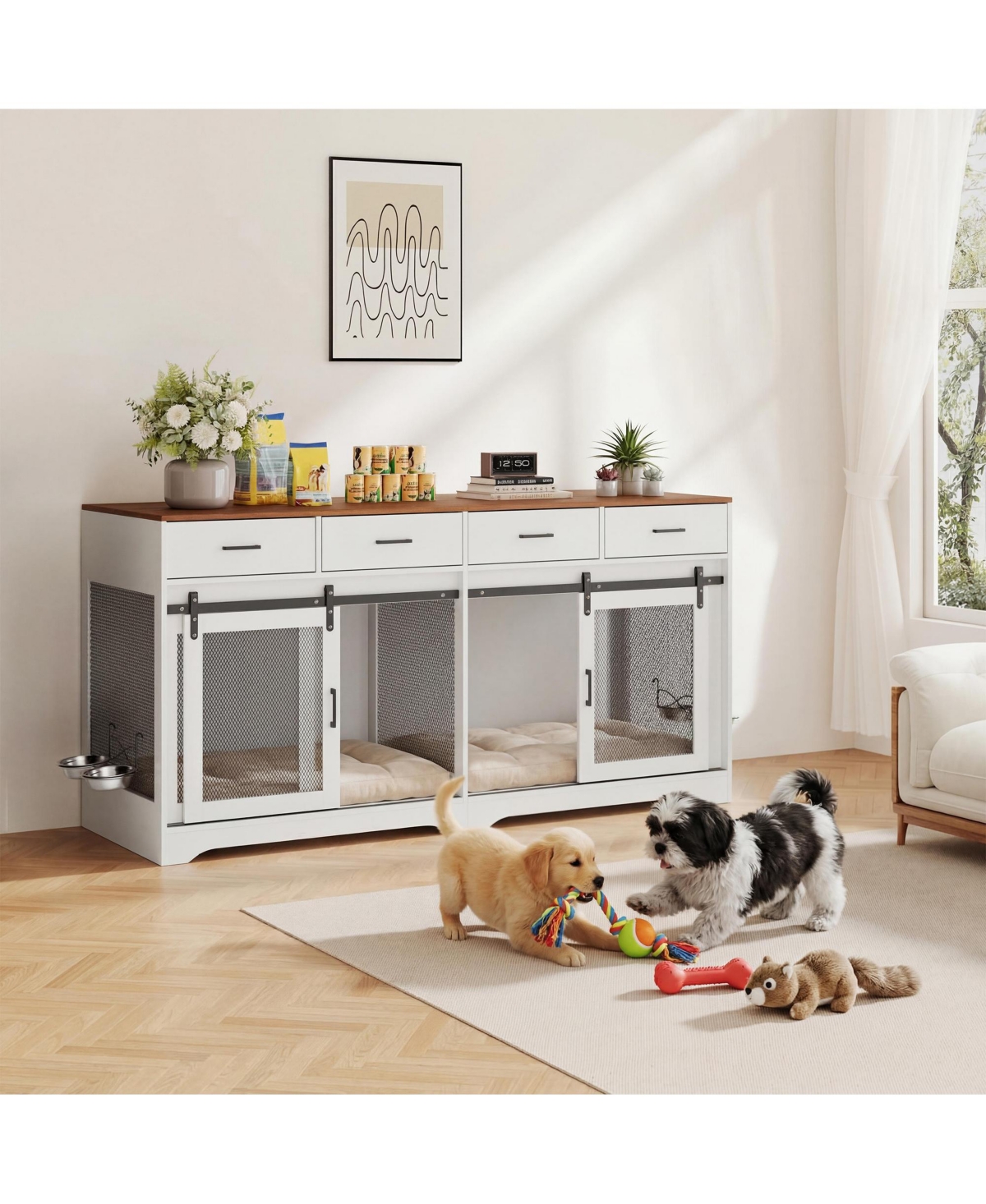 Click here for gaomon Dog Crate Furniture  Dog Kennel Indoor with... prices