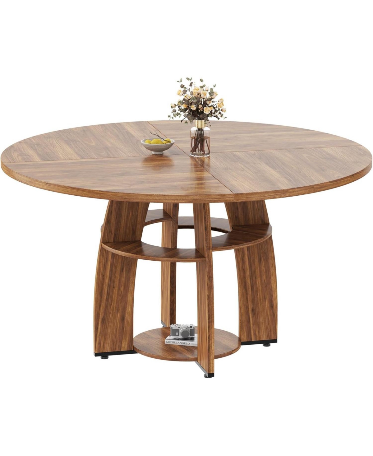 Click here for gaomon Round Dining Table   Kitchen Dining Room Ta... prices