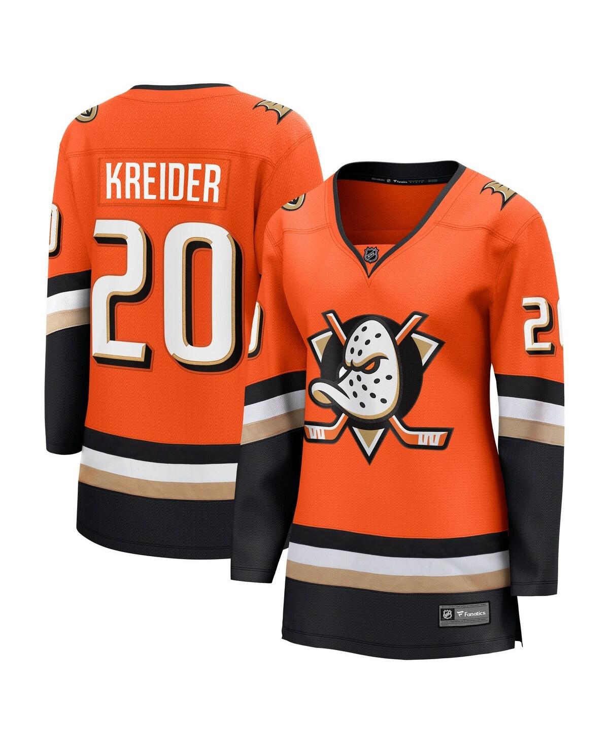Click here for Fanatics Womens Chris Kreider Orange Anaheim Ducks... prices