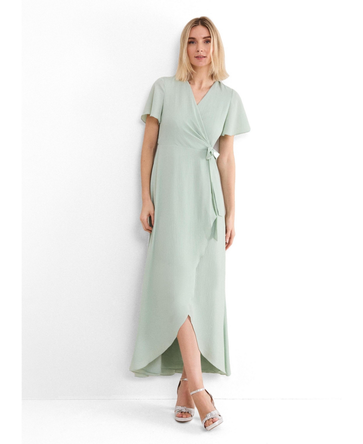 Click here for Phase Eight Womens Julissa Tie-Detail Maxi Wrap Dr... prices