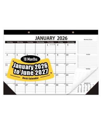 Click here for Gnuadz Desk Calendar 2026 2027 18 Months Home Scho... prices