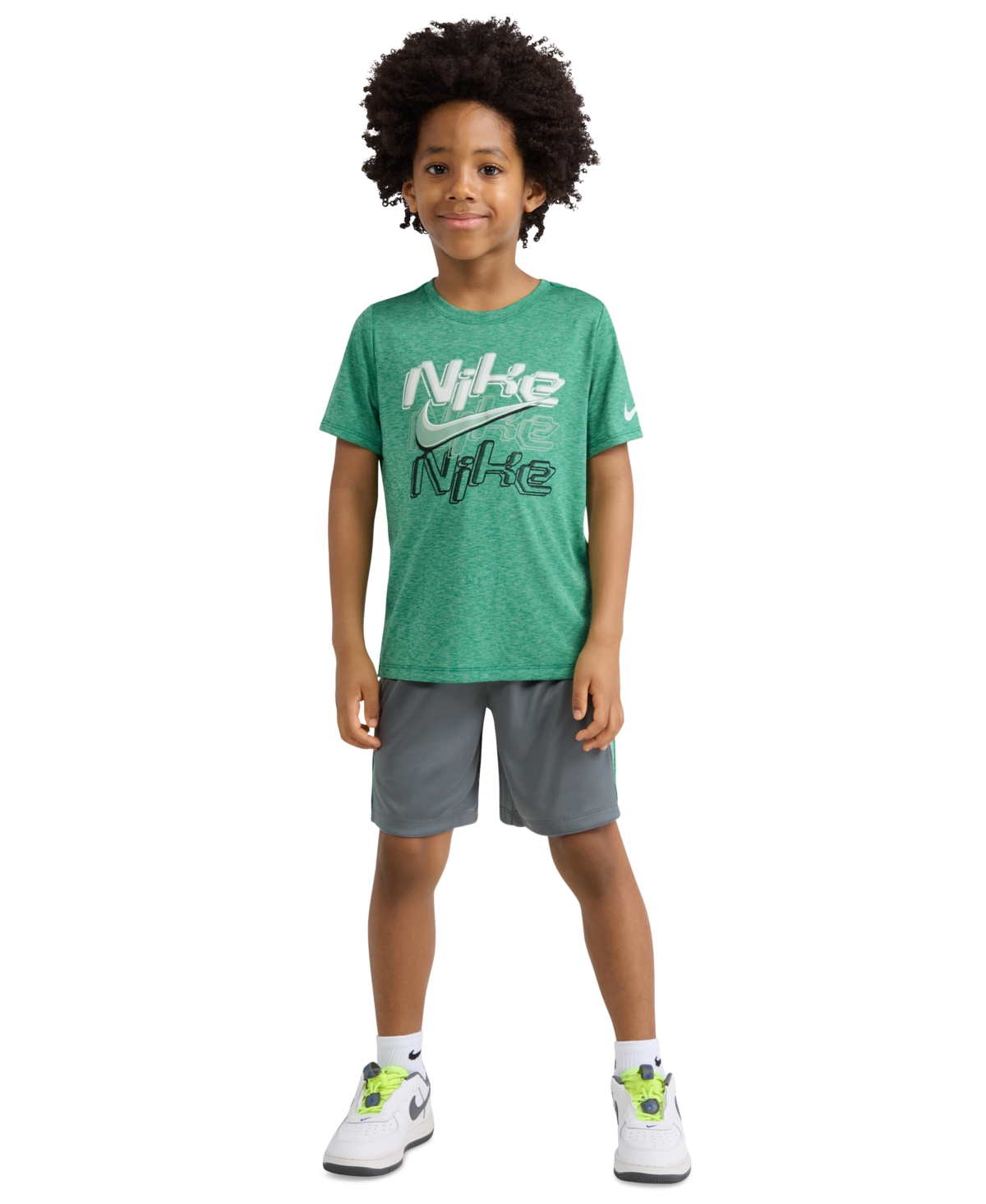 Click here for Nike Boys 4-7 Short-Sleeve T-Shirt and Shorts  2-P... prices