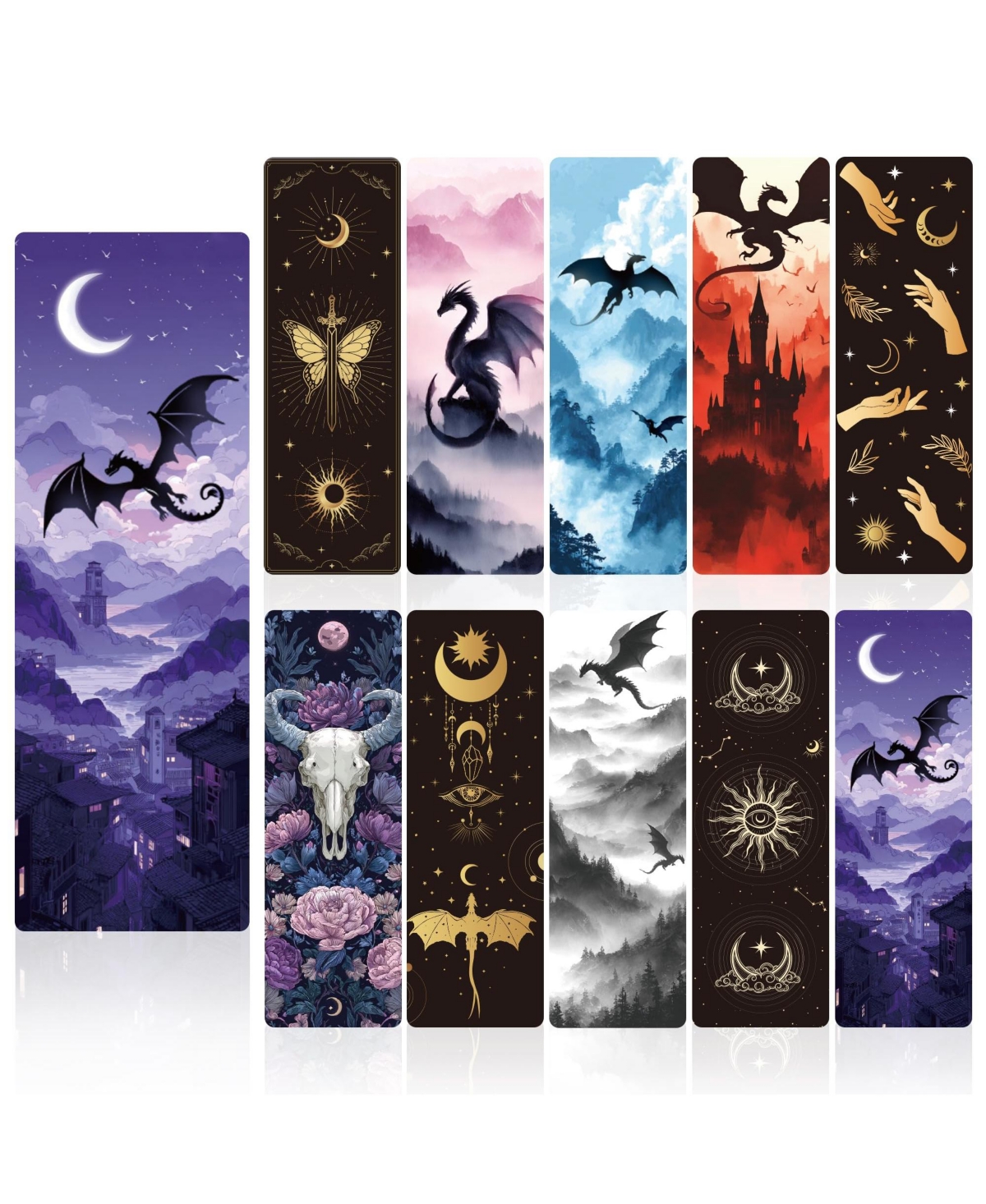 Click here for Gnuadz Chinoiserie Floral Bookmarks Set - Fantasy... prices