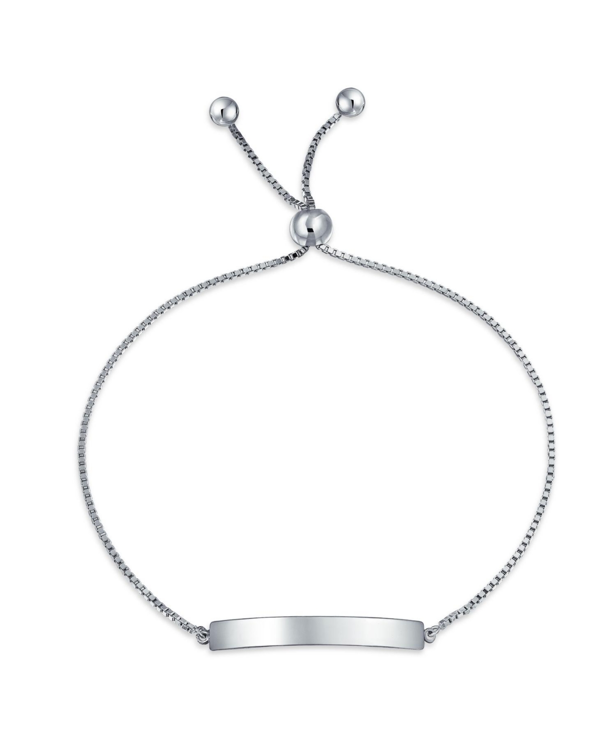 Click here for Bling Jewelry Minimalist Name Plated Bar Identific... prices