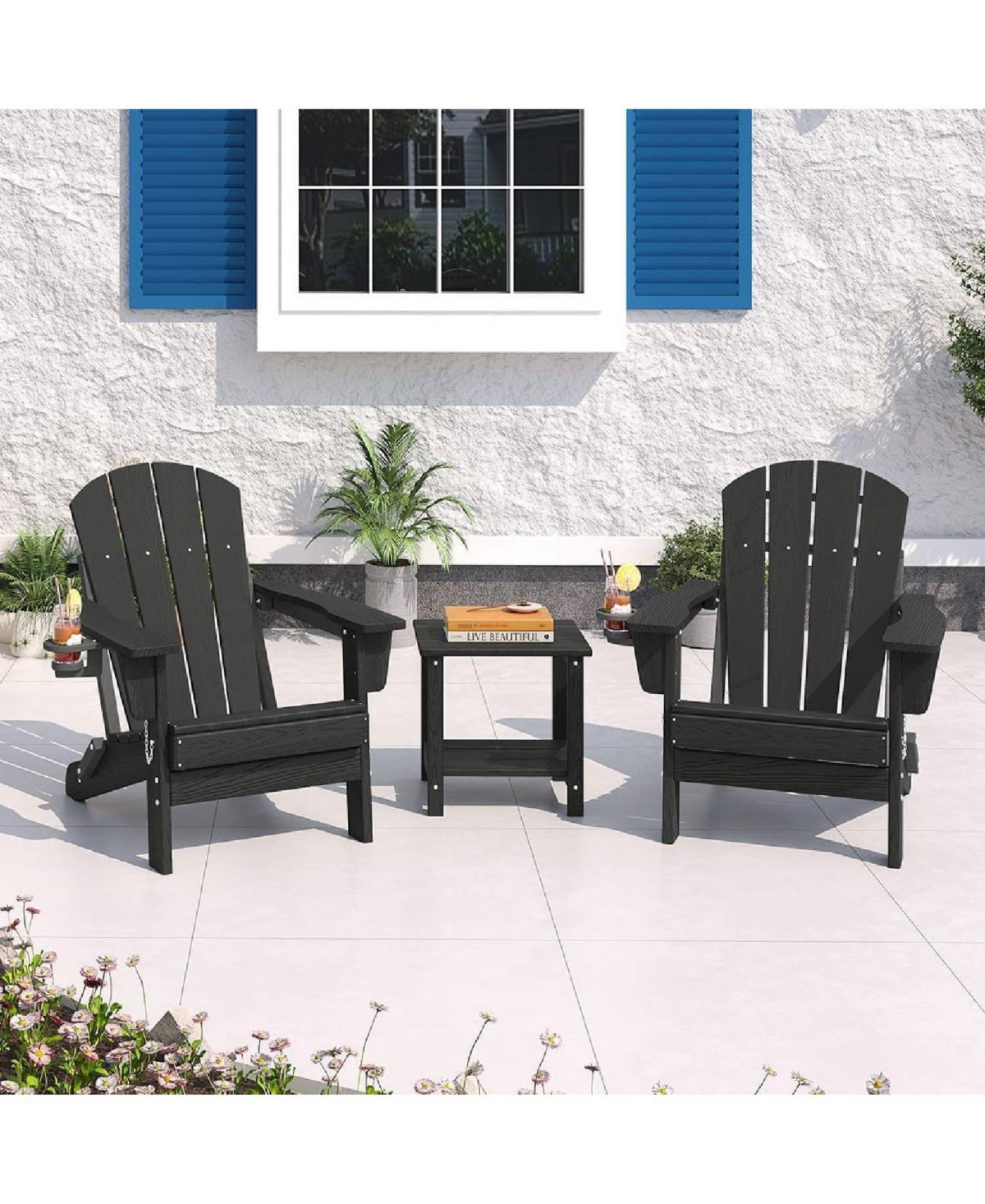 Click here for Xo 2 Piece All Weather Resistent Outdoor Patio Cha... prices