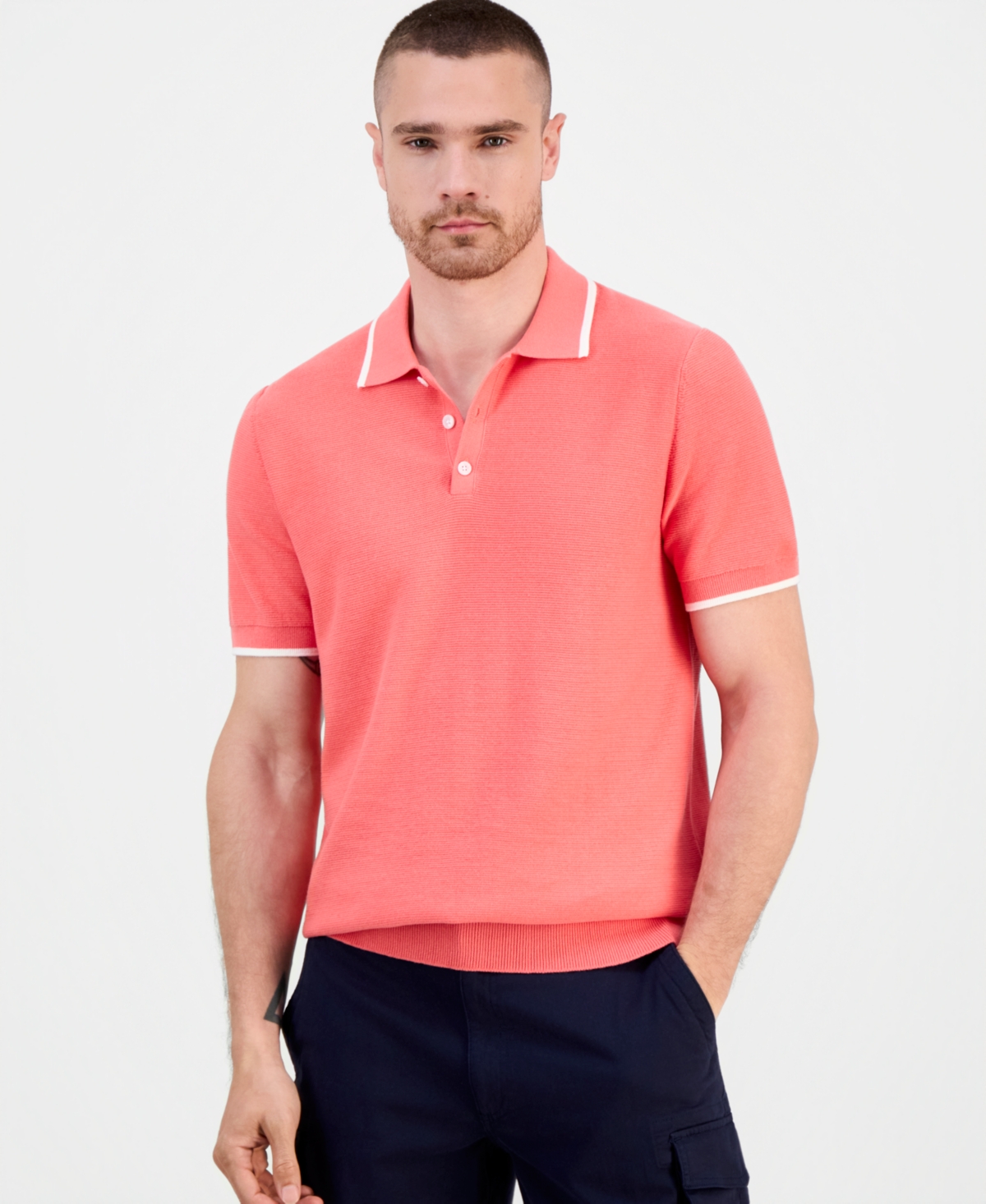 Click here for Club Room Mens Tipped Polo Shirt  Macys Exclusive... prices