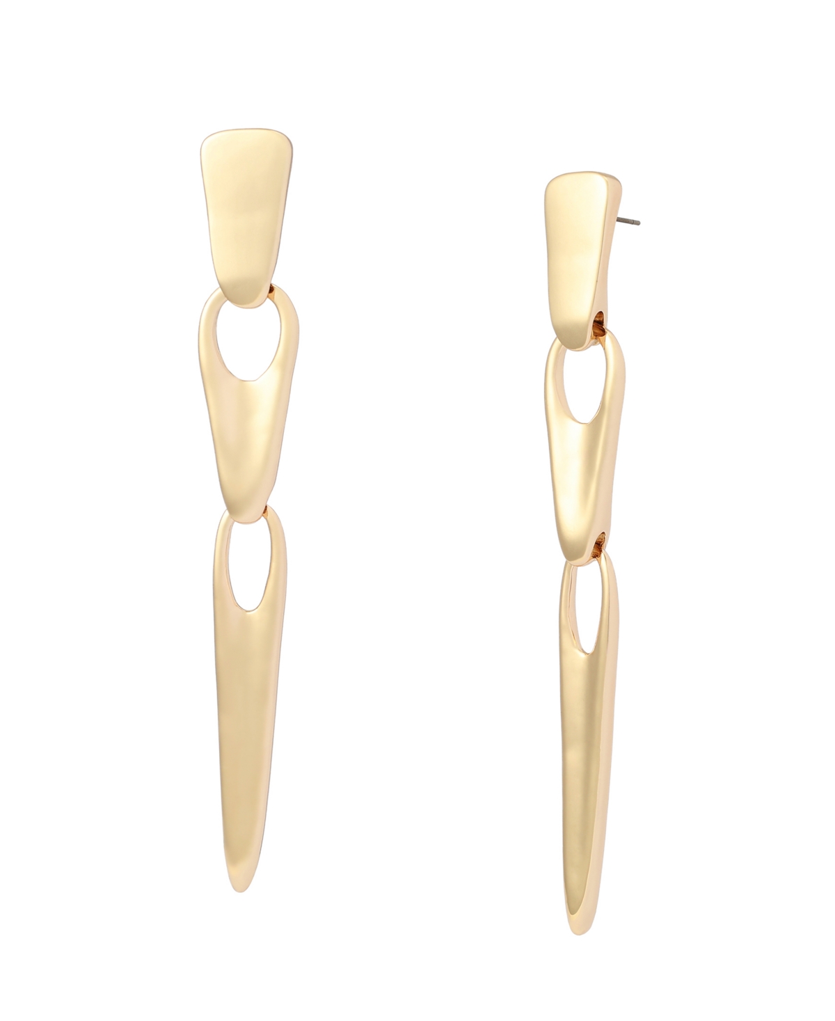 Click here for Robert Lee Morris Soho Gold Sculptural Link Linear... prices