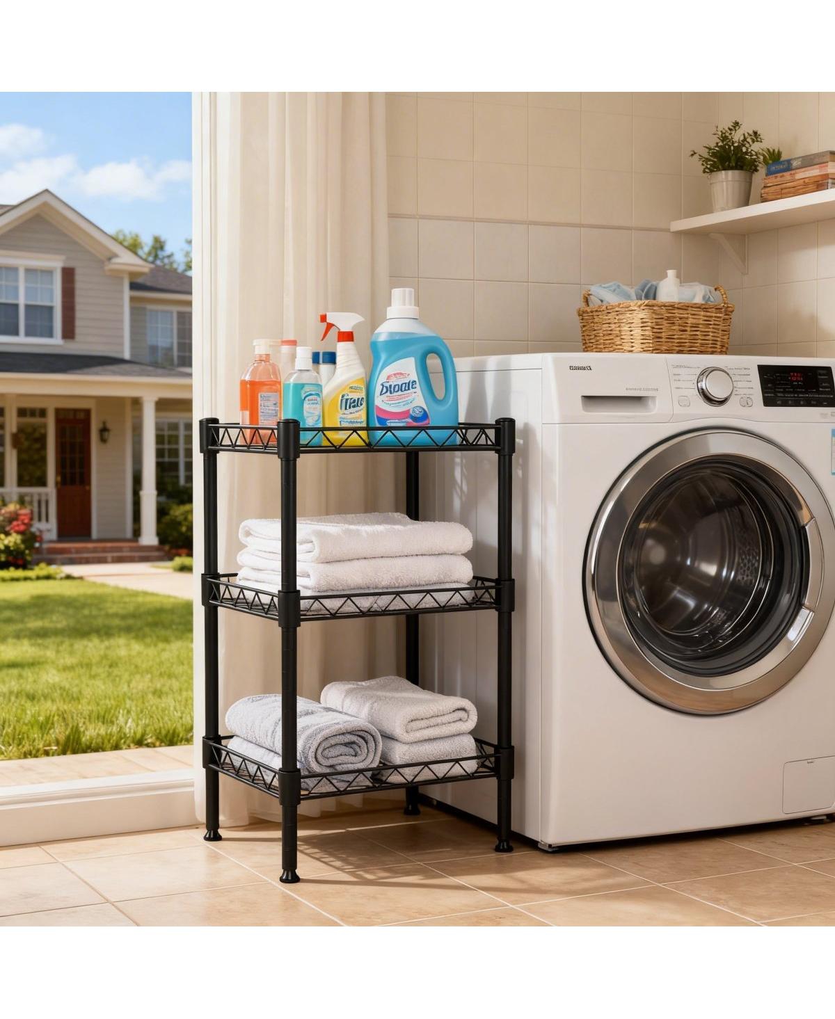 Click here for Streamdale Furniture 3-Tier Adjustable Metal Stora... prices