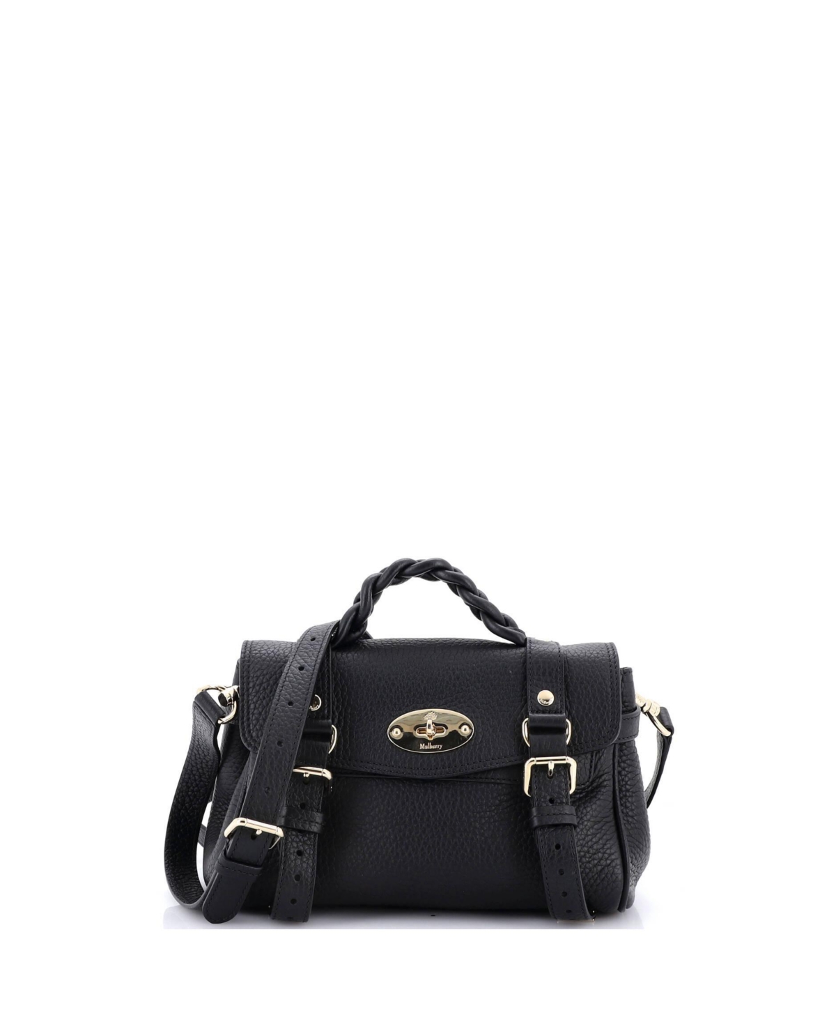 Click here for Pre-Owned Mulberry Mini Alexa Satchel Nm Leather -... prices