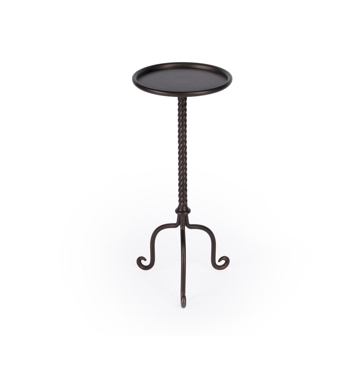 Click here for Butler Specialty Alma Metal Pedestal Side Table -... prices