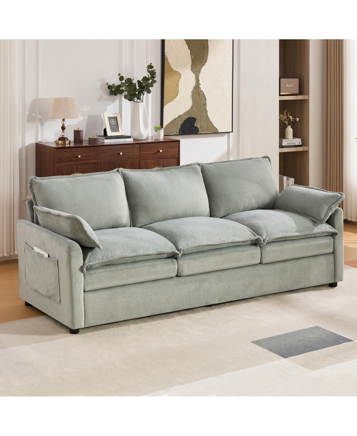 Click here for Streamdale Furniture Modern 3-Seater Plush Upholst... prices