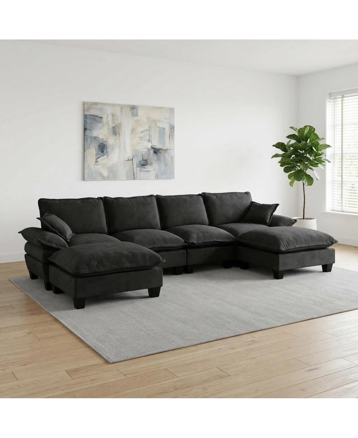 Click here for Streamdale Furniture Modular U-Shape 6-Seater Chen... prices