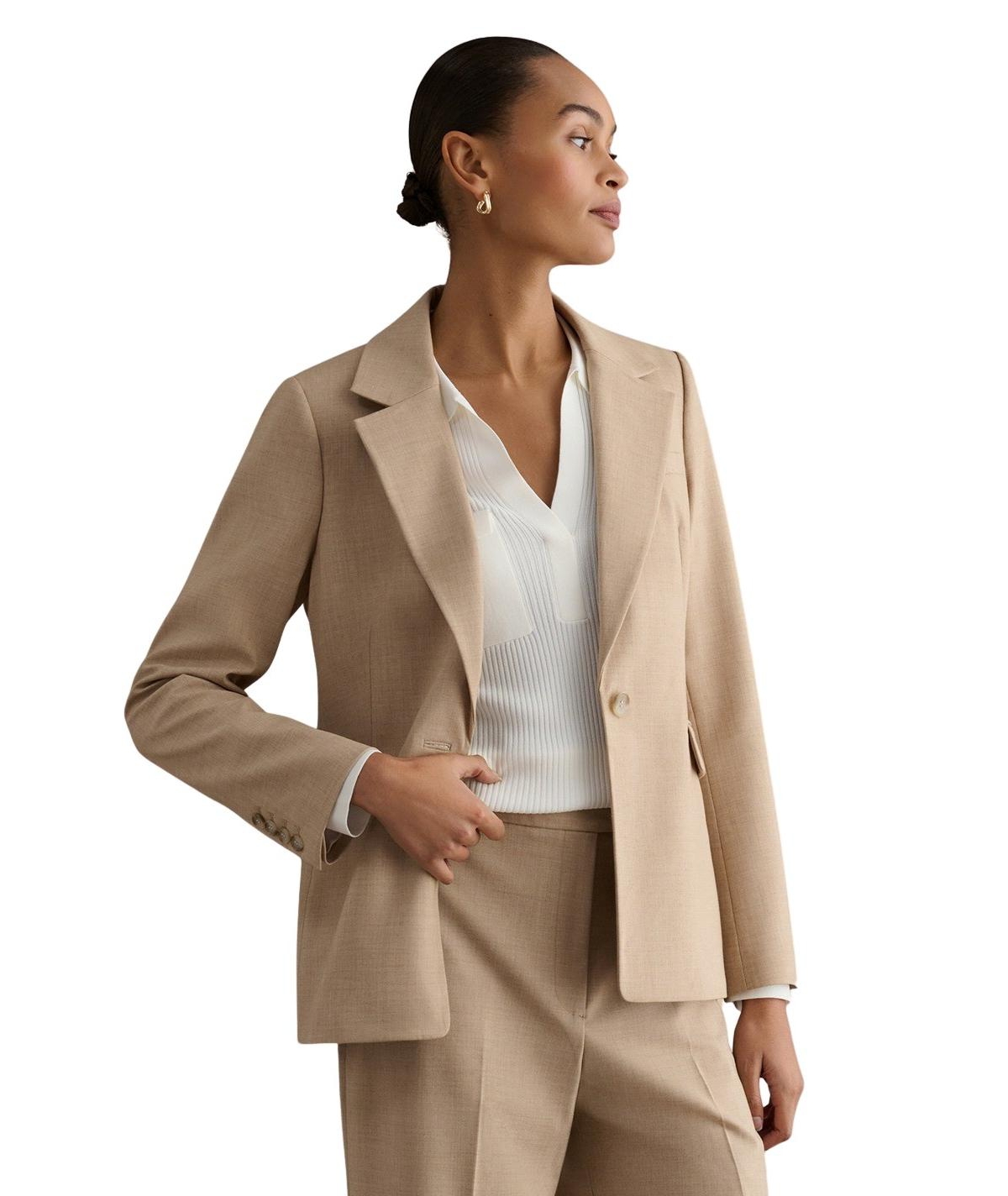 Click here for Hobbs London Womens Ashleen Single-Breasted Blazer... prices