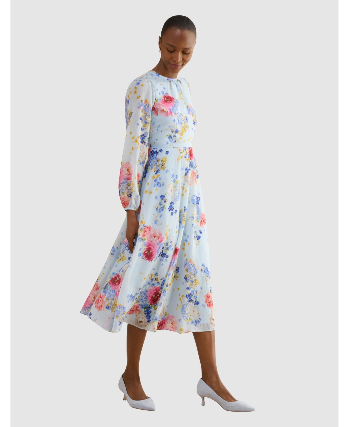 Click here for Hobbs London Womens Constance Floral Midi Dress -... prices