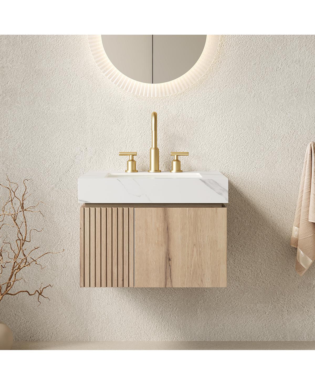 Click here for Sillysis 24 Inch Wall Mounted Bathroom Vanity with... prices
