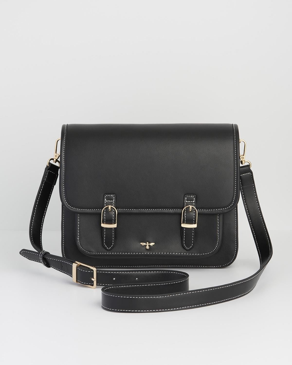 Click here for Fable England Womens Classic Satchel - Black prices