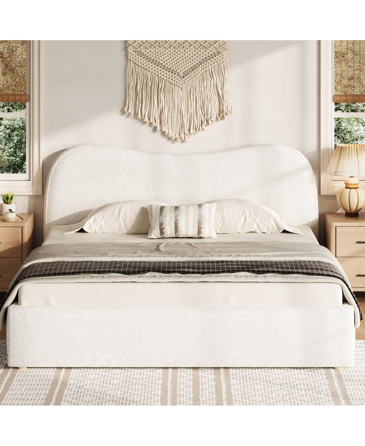 Click here for Streamdale Furniture Upholstered Platform Bed with... prices