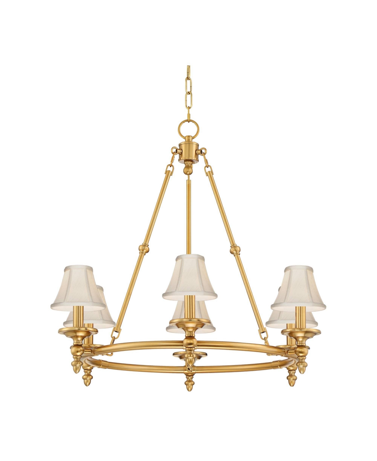 Click here for Stiffel Hartley 28 Inch Wide 6-Light Chandelier wi... prices