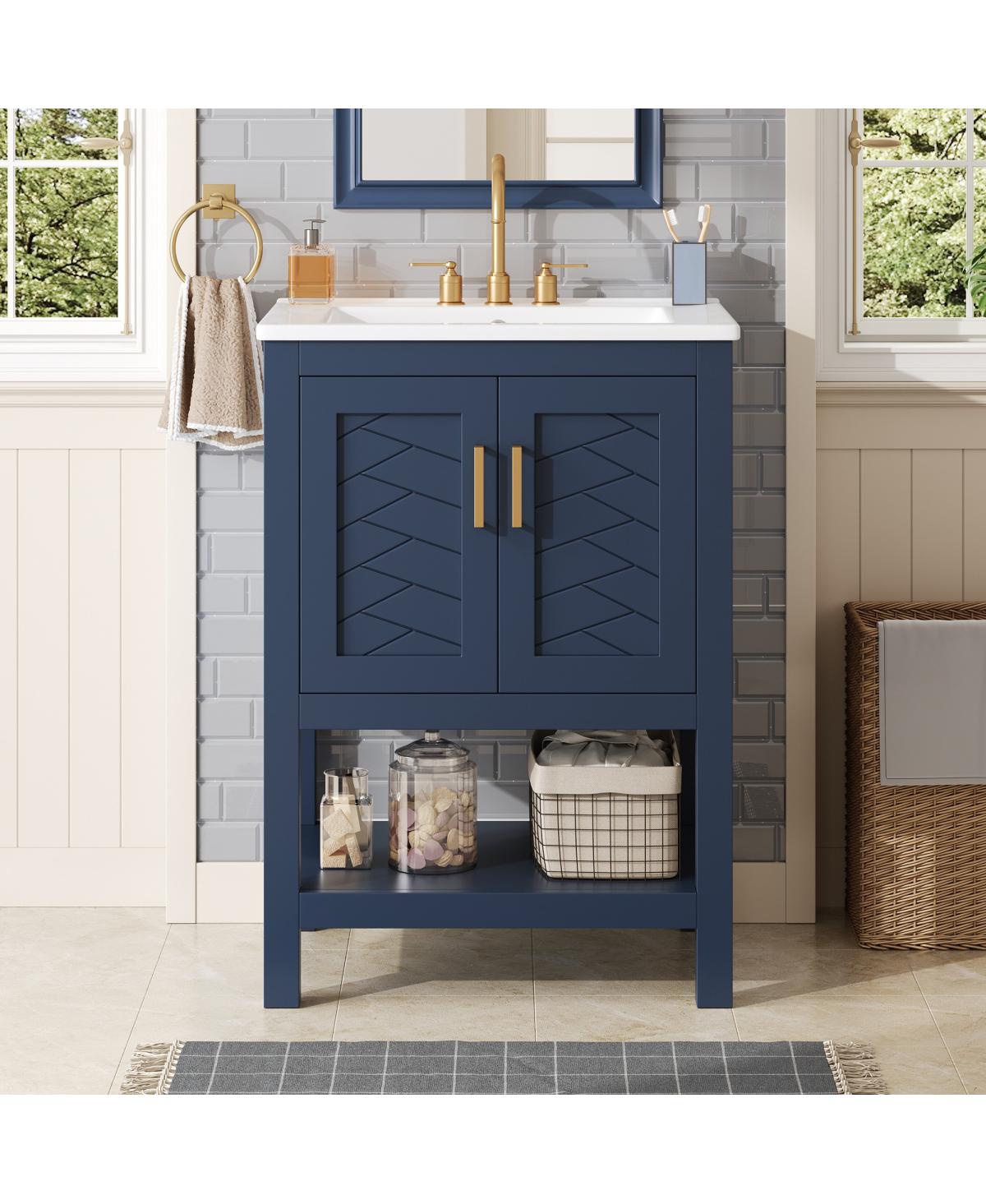 Click here for Sillysis 24 Inch Bathroom Vanity with Sink  Modern... prices