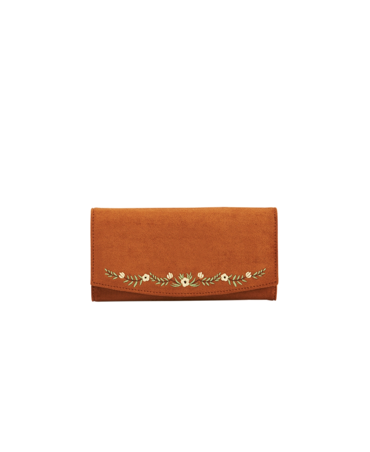 Click here for Fable England Womens Floral Embroidered Purse - Ta... prices