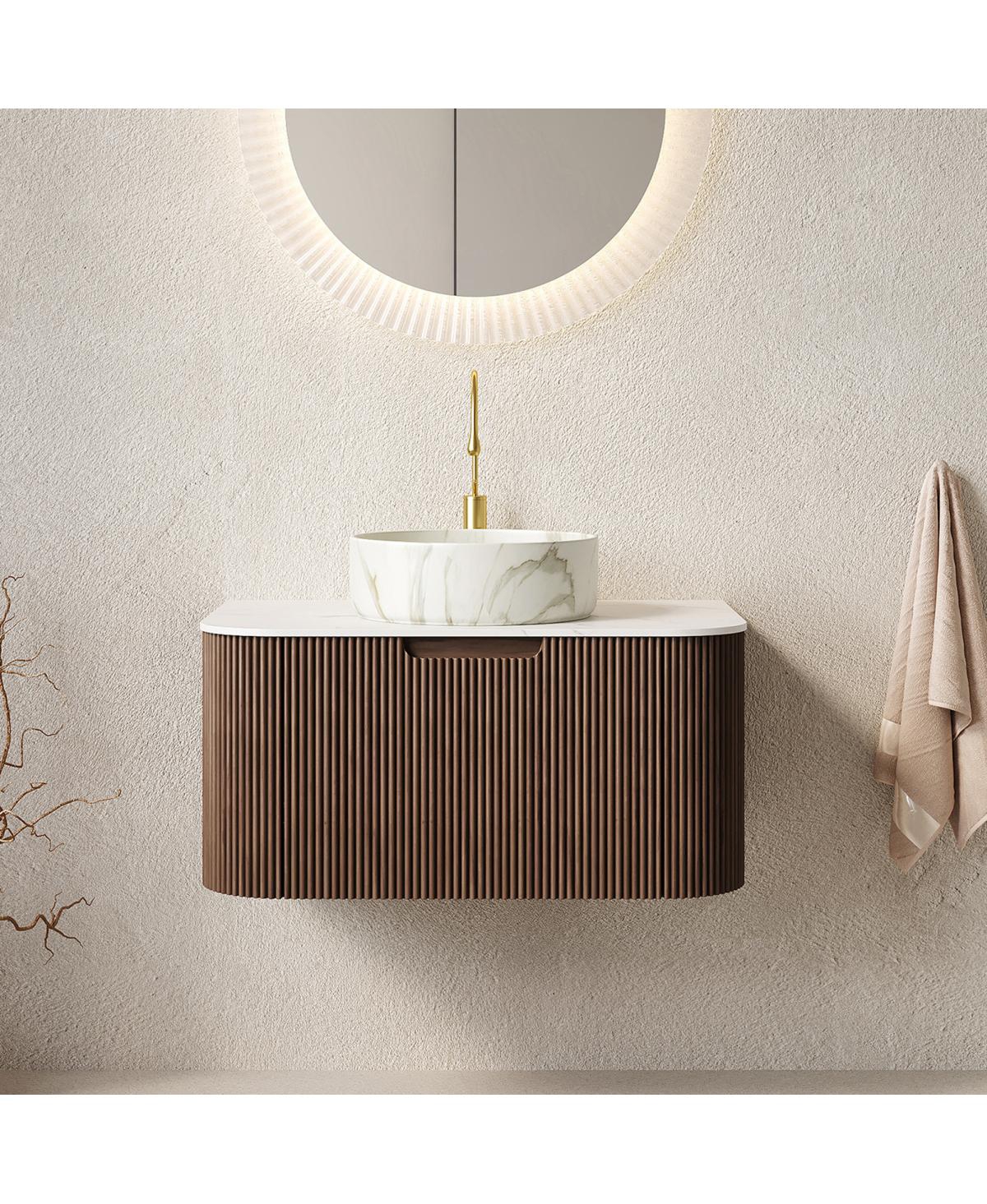 Click here for Sillysis Wall Mounted Bathroom Vanity with Sintere... prices
