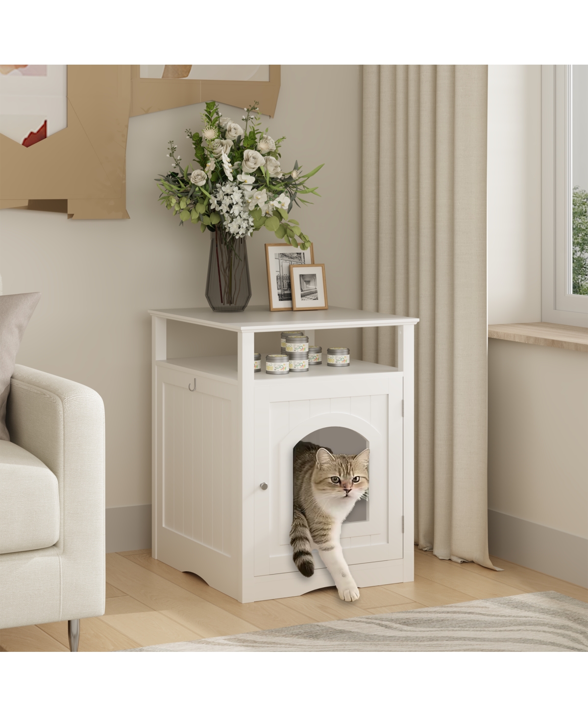Click here for Streamdale Furniture Modern Wooden Cat Litter Box... prices