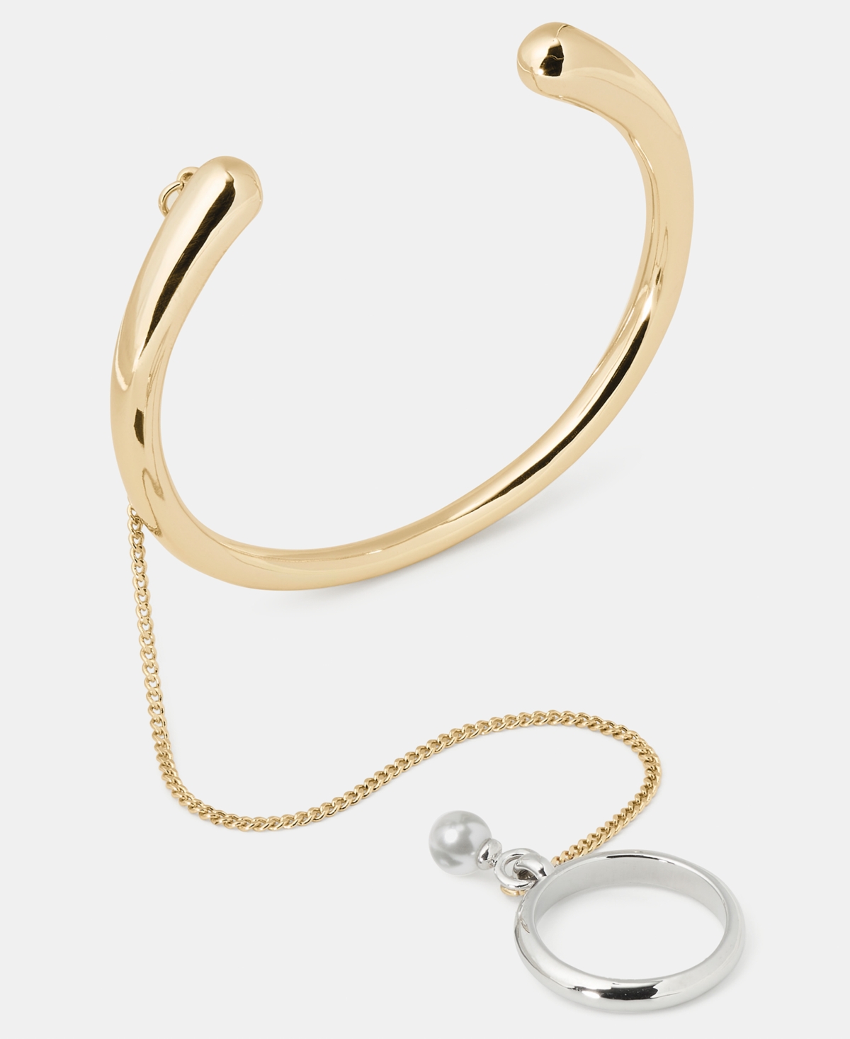 Click here for kate spade new york Two-Tone Chain Reaction Cuff B... prices