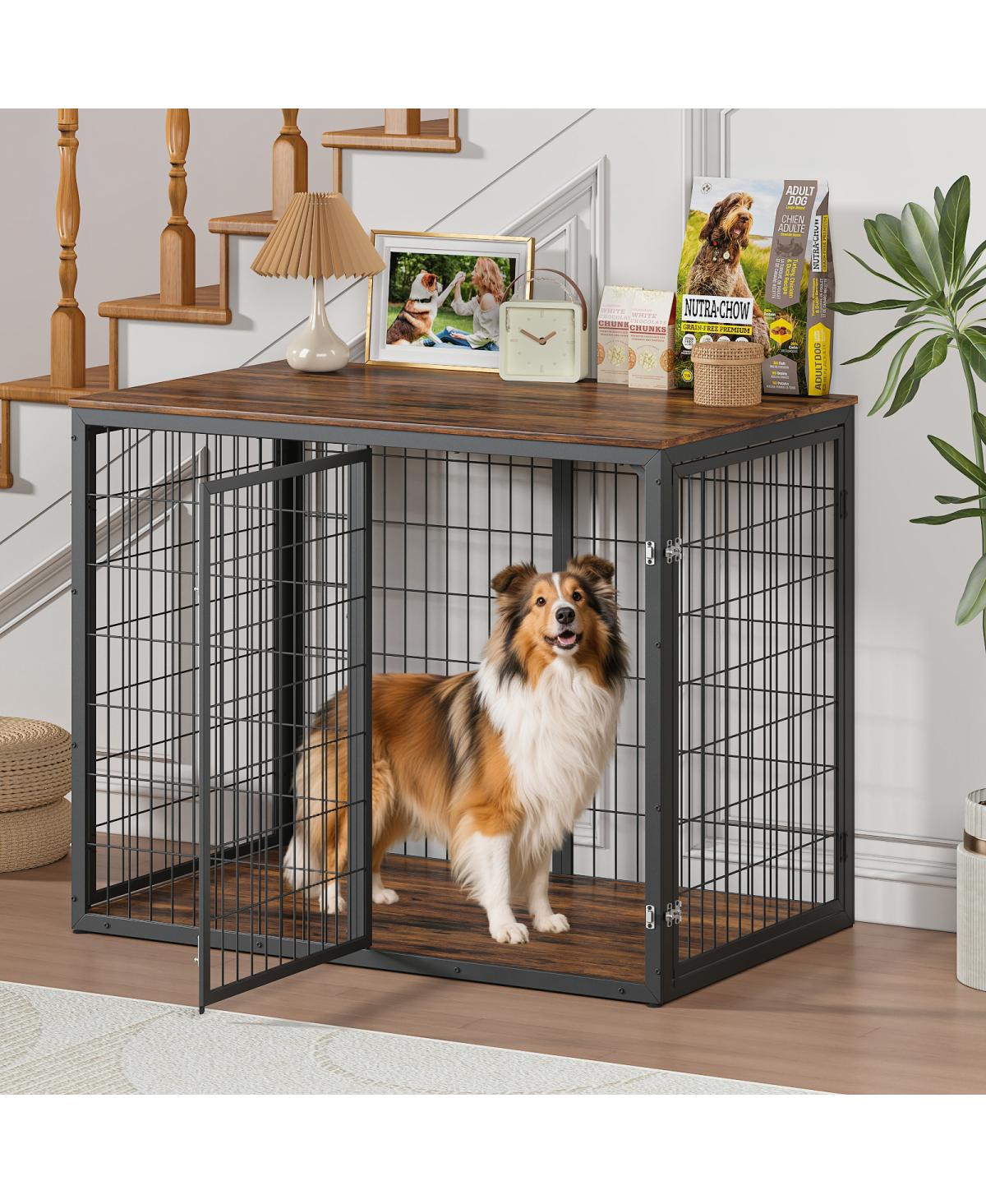 Click here for Streamdale Furniture 47 Dog Crate Furniture with 3... prices