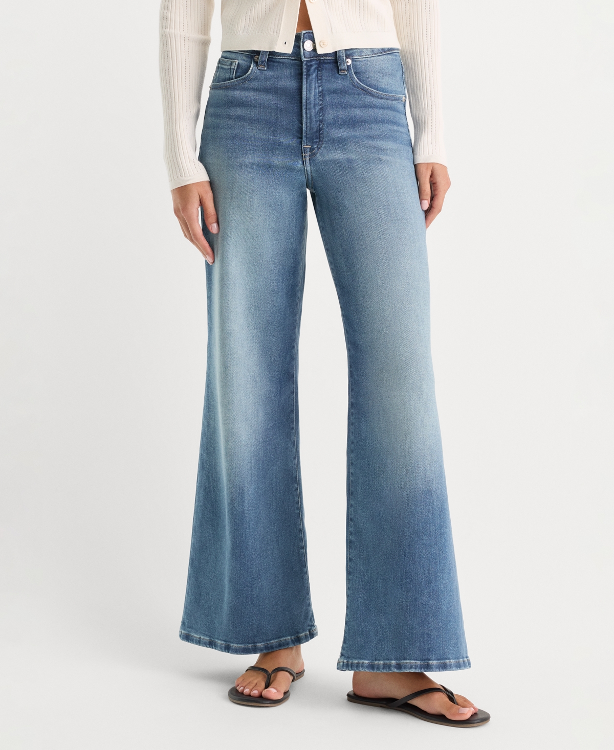 Click here for Good American Womens Cotton-Blend Soft Tech Jeans... prices