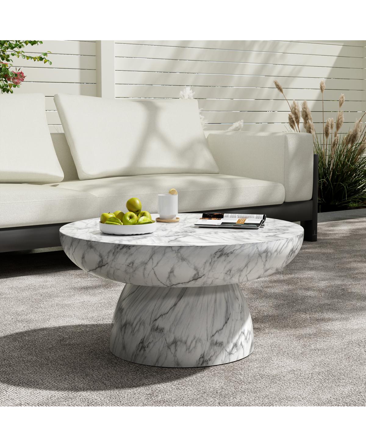 Click here for Streamdale Furniture Faux Marble Coffee Table for... prices