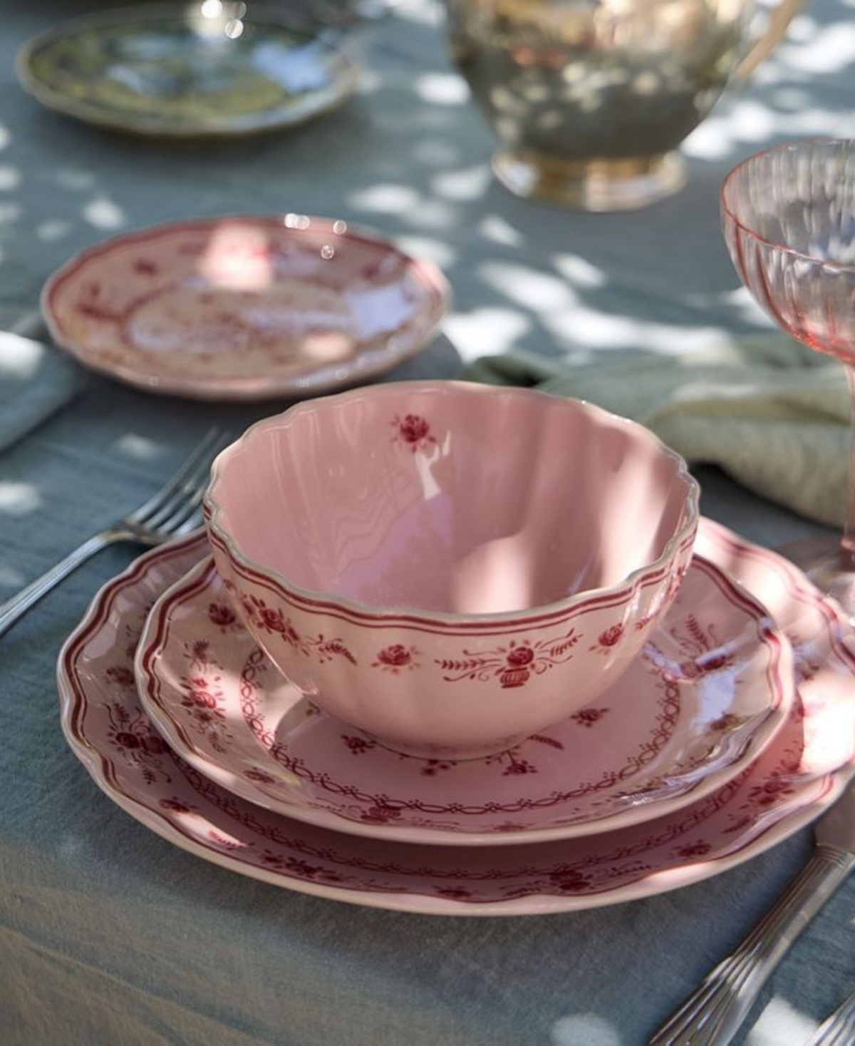 Click here for Costa Nova Vila Floral Pattern Dinner Plates  Set... prices