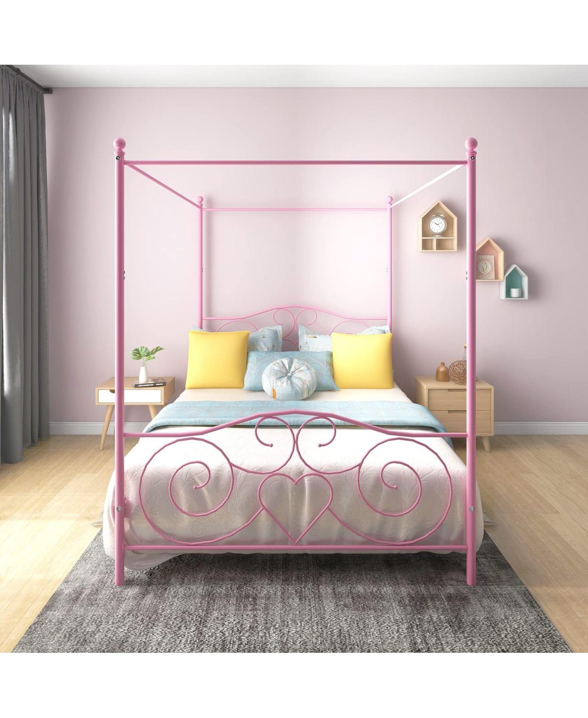 Click here for Streamdale Furniture Vintage Style Metal Queen Can... prices