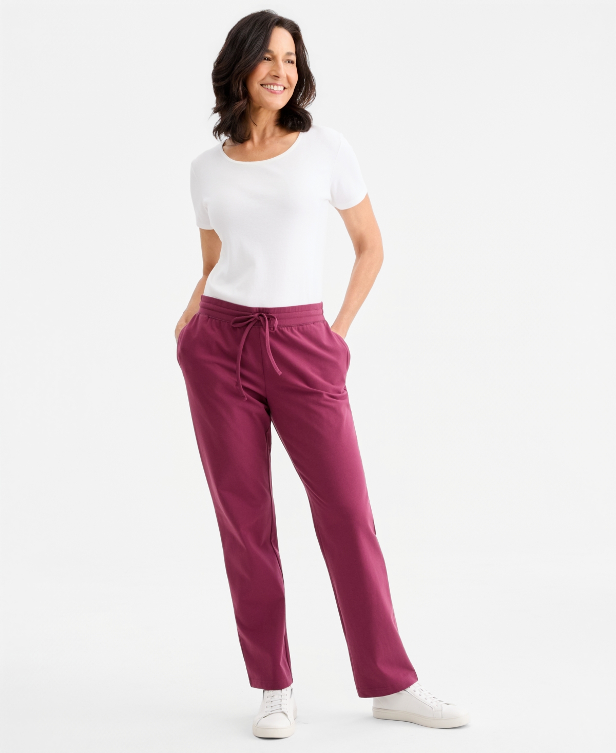Click here for Style & Co Petite Mid-Rise Pull-On Pants  Petite &... prices