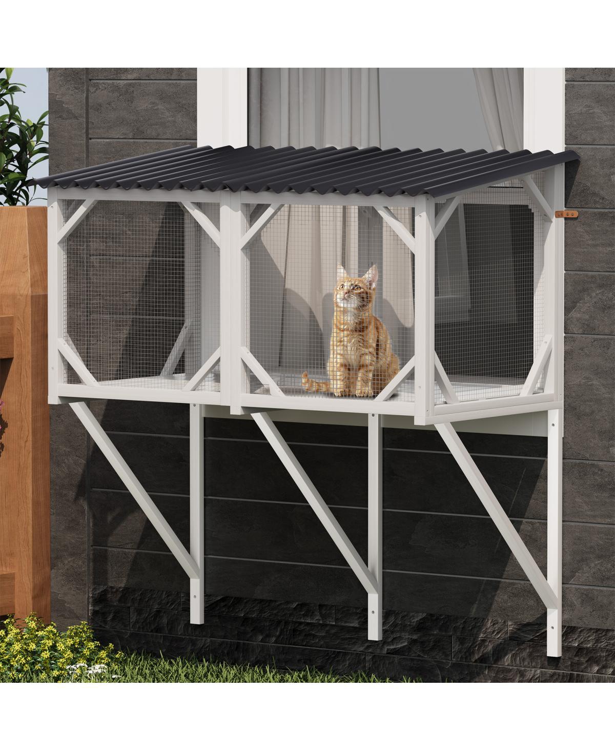 Click here for Streamdale Furniture 43.3 Outdoor Cat Window Box E... prices