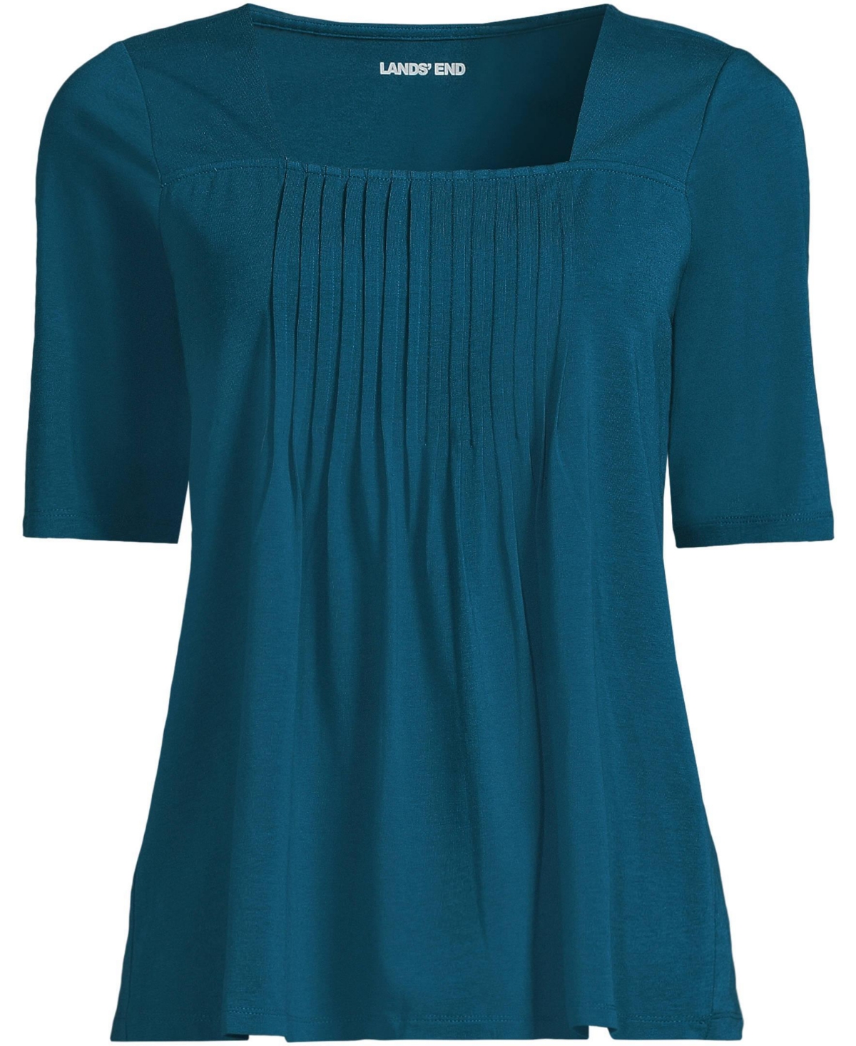 Click here for Lands End Plus Size Elbow Sleeve Lightweight Jerse... prices