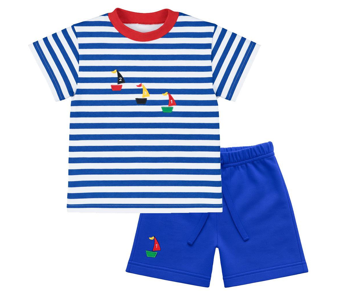 Click here for Florence Eiseman Little Boys Knit Short Set With S... prices