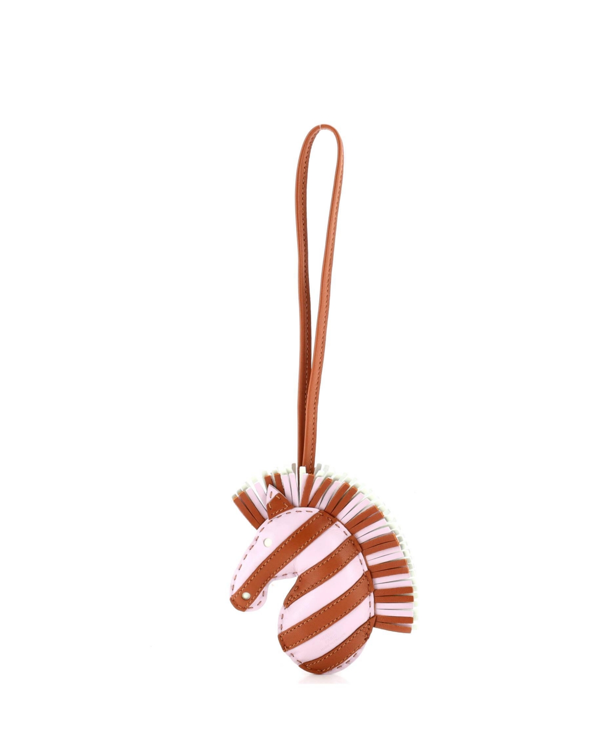 Click here for Pre-Owned Hermes GeeGee Savannah Bag Charm Leather... prices